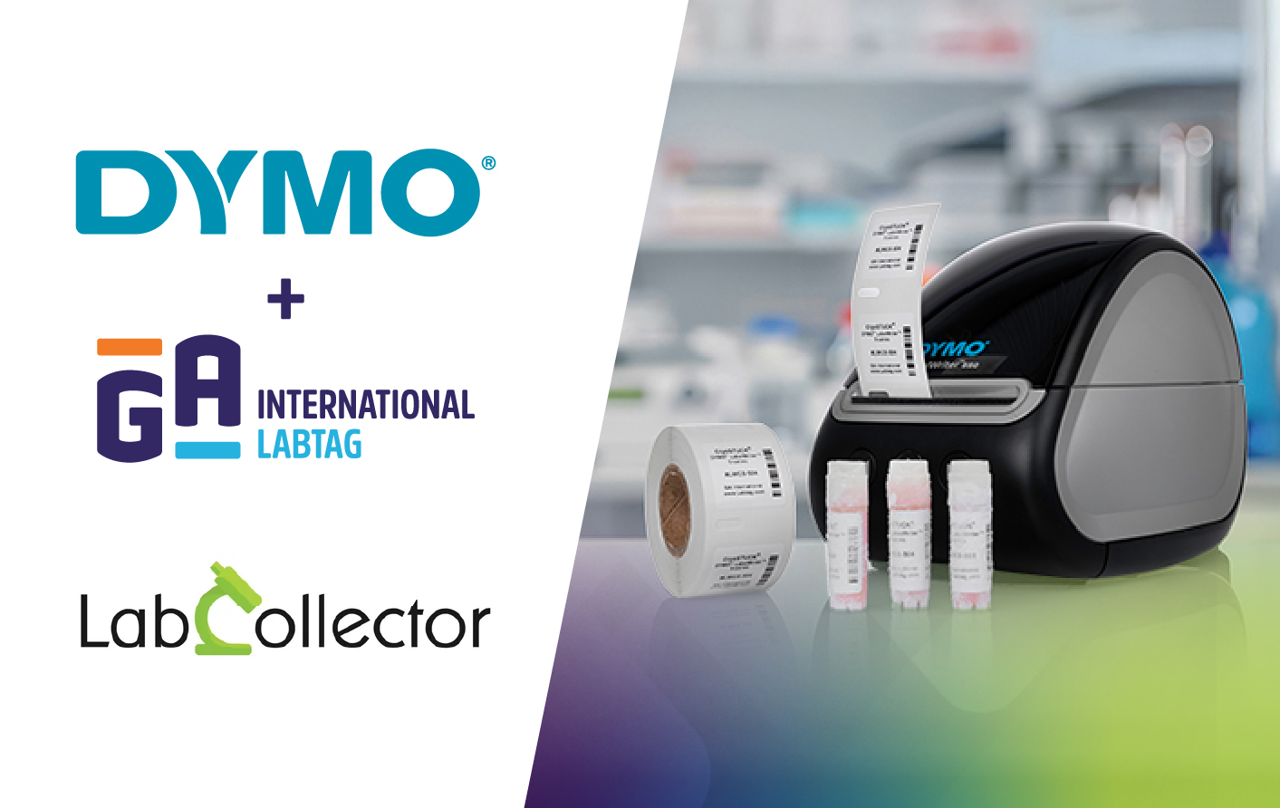 GA International (LabTAG) and AgileBio introduce Seamless Dymo ...